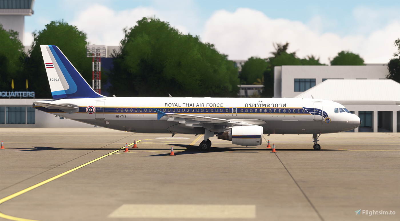 FENIX A320 V2 - CFM | Royal Thai Air Force | HS-TYT for Microsoft ...