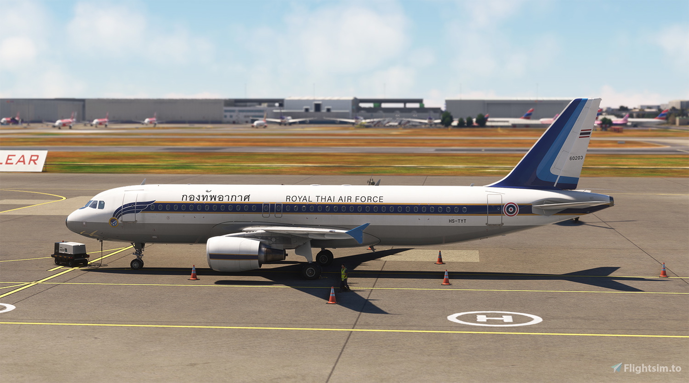 FENIX A320 V2 - CFM | Royal Thai Air Force | HS-TYT for Microsoft ...