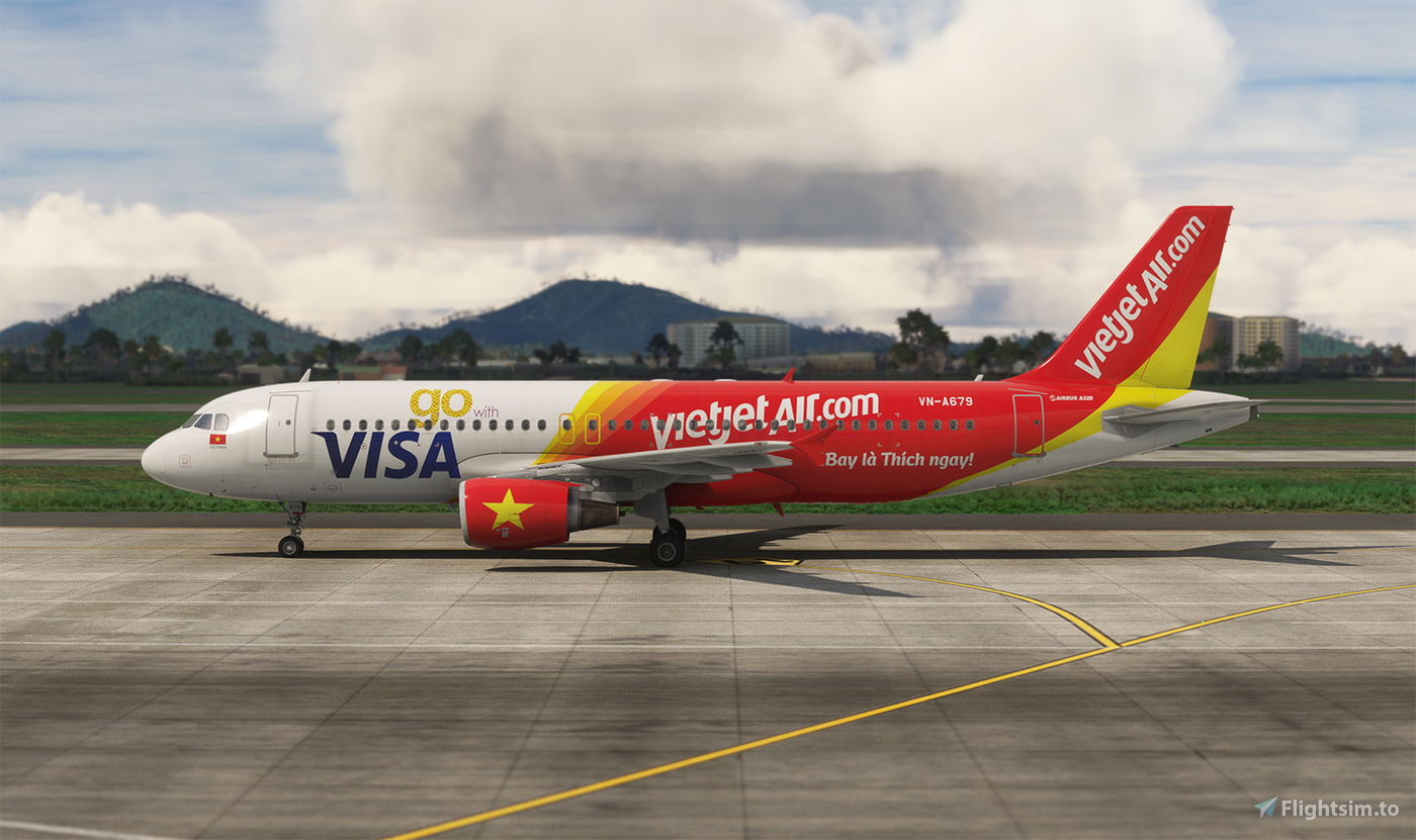 FENIX A320 V2 - CFM | VietJet Air | VN-A679 for Microsoft Flight Simulator | MSFS