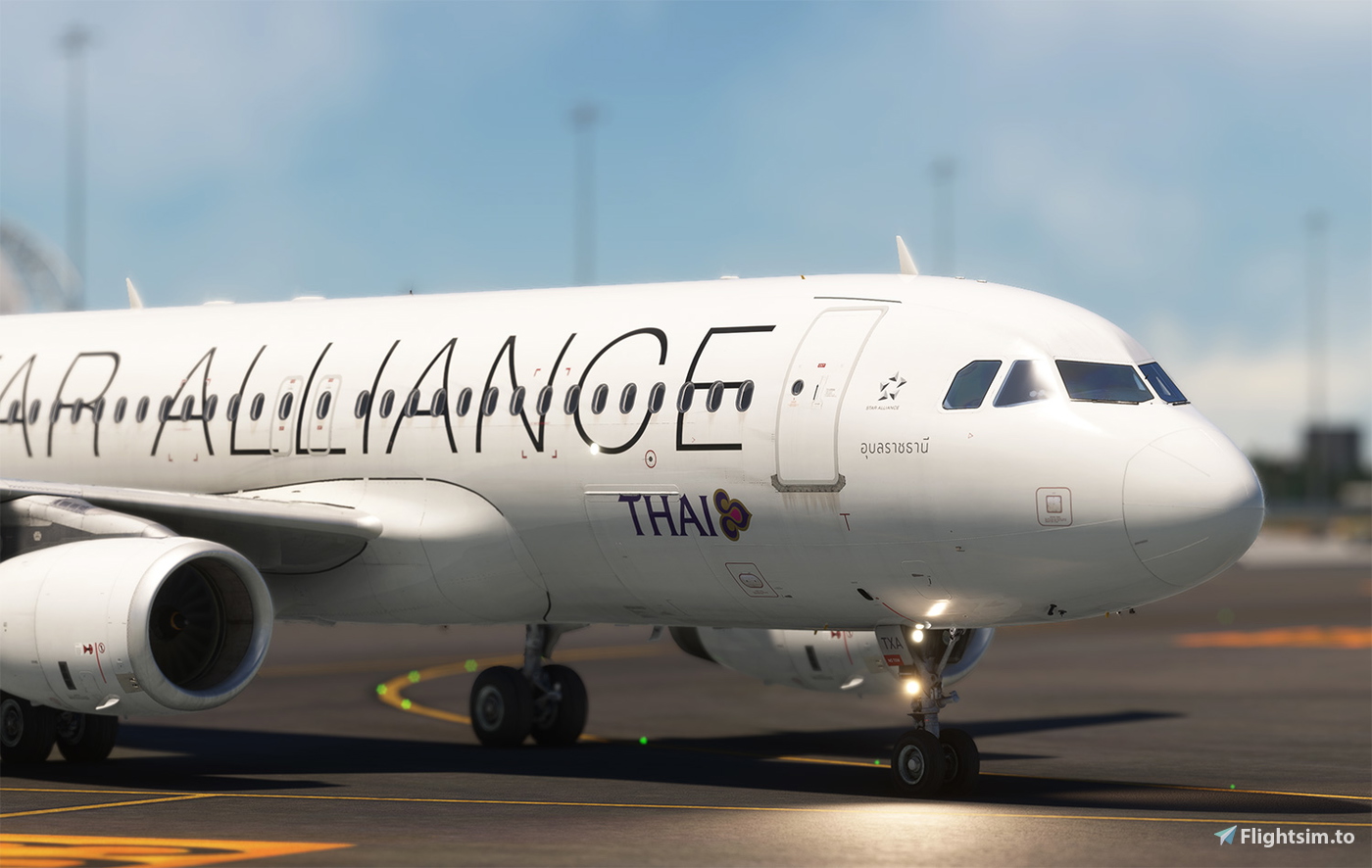 FENIX A320 V2 - IAE | Thai Airways Int'l - STAR ALLIANCE | HS-TXA for ...