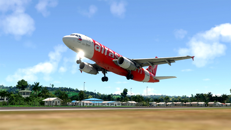 Fenix A320 V2 | Air Asia Philippines (RP-C8995) IAE with Cabin | 8K 4K ...