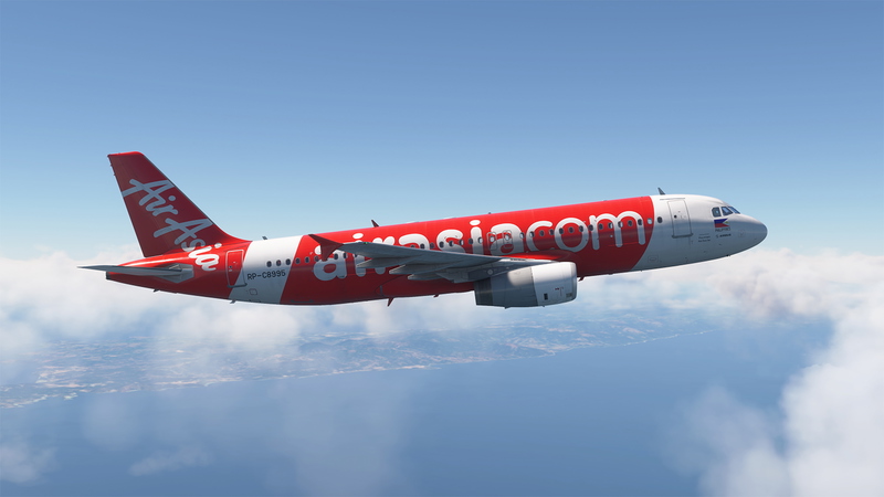 MSFS 2024 Fenix A320 WF Air Asia Philippines CFM (RP-C8995) IAE with ...