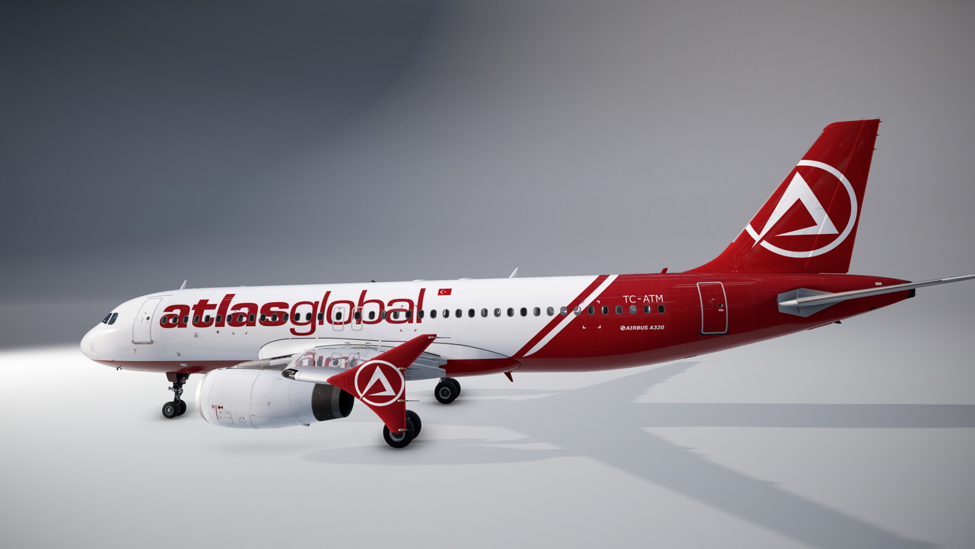 FENIX A320 v2 | AtlasGlobal TC-ATM | [IAE] | [4K / 8K] for Microsoft ...