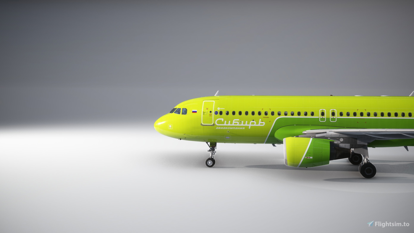 Fenix A320 v2 | S7 Airlines (RA-73404) - Siberian Airlines style (CFM) for Microsoft Flight ...