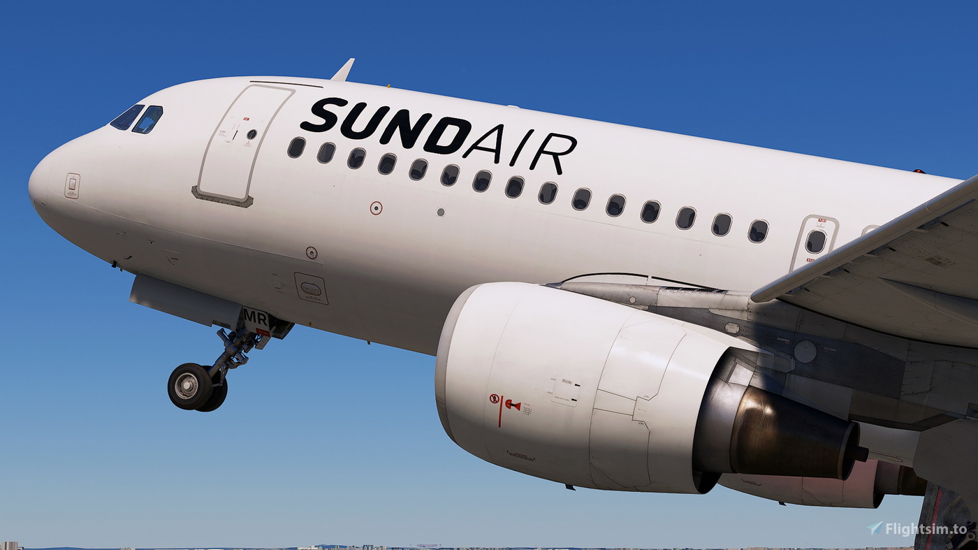 FENIX A320 V2 | Sundair D-ASMR 2024 Livery (with custom Cabin) 8K für Microsoft Flight Simulator ...