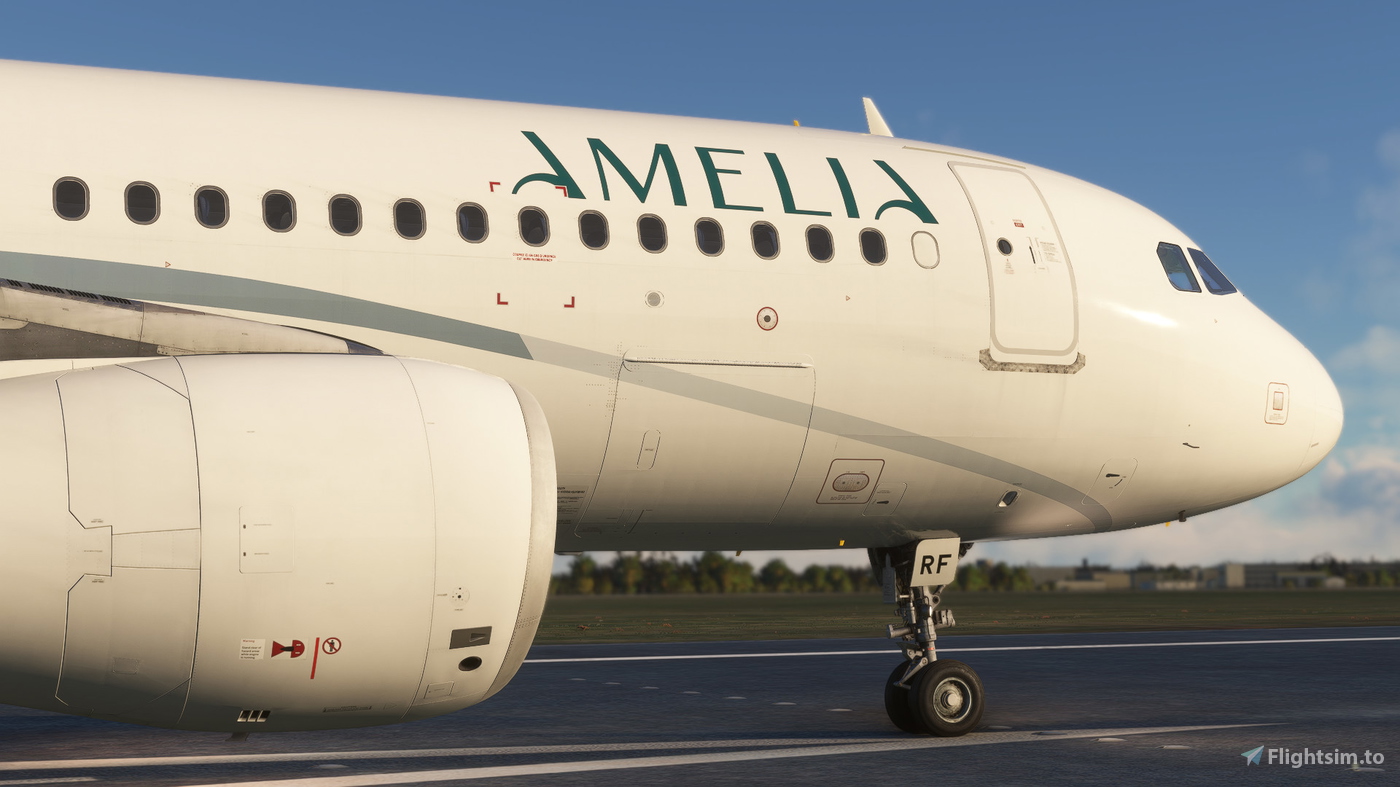 Fenix A320 V2 - Amelia Pack [8K][Cabin Textures] pour Microsoft Flight ...