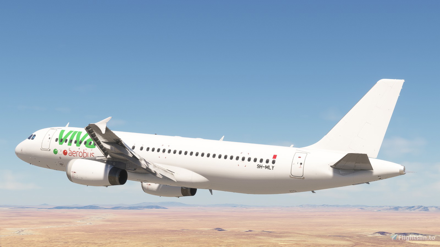 Fenix A320 V2 Avion Express Malta (9H-MLY - VivaAerobus Lease) (12K ...