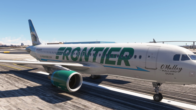 Fenix A320 v2 Frontier Airlines "O'Malley" The Mallard Duck 8K Livery N356FR for Microsoft ...
