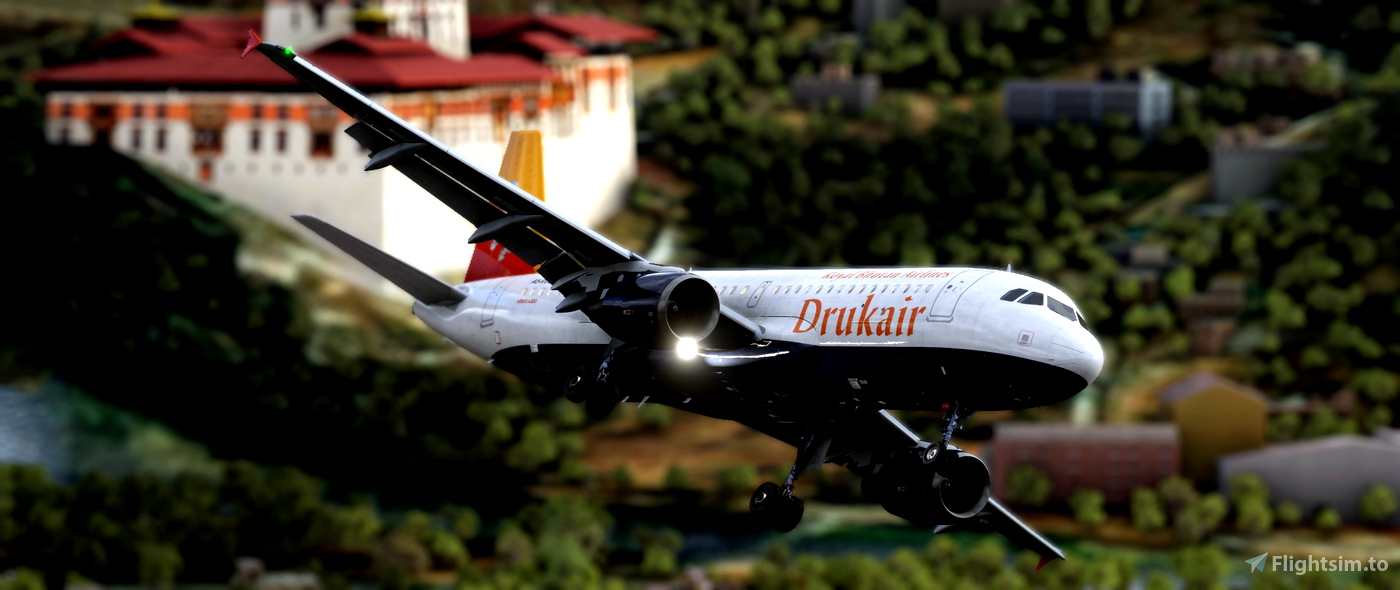 Fenix A320 Royal Bhutan Airlines for Microsoft Flight Simulator | MSFS