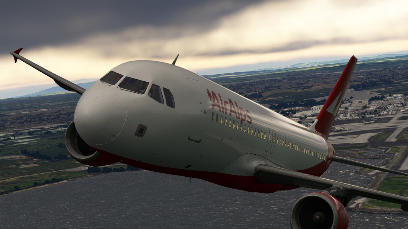 Fenix A322 | AirAlps 2024 livery для Microsoft Flight Simulator | MSFS