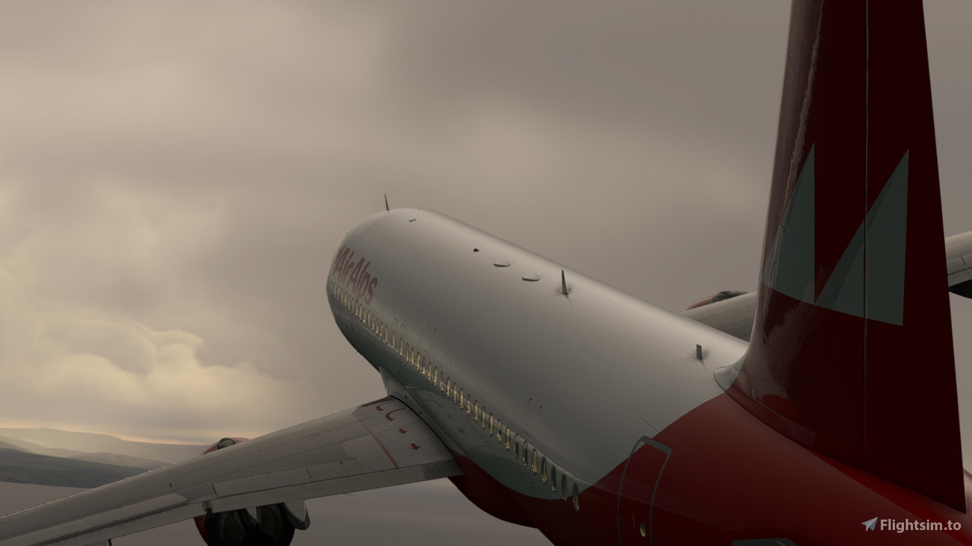 Fenix A322 | AirAlps 2024 livery pour Microsoft Flight Simulator | MSFS