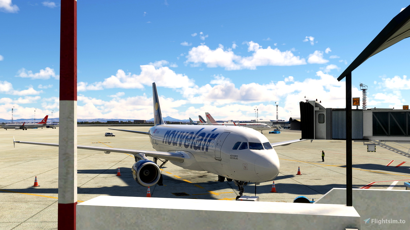 Fenix Airbus A320-214 V2 Nouvelair TS-INH [8K] for Microsoft Flight Simulator | MSFS