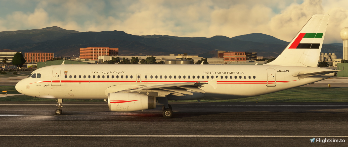 Fenix Airbus A320 A6-HMS PAB Airwing for Microsoft Flight Simulator | MSFS