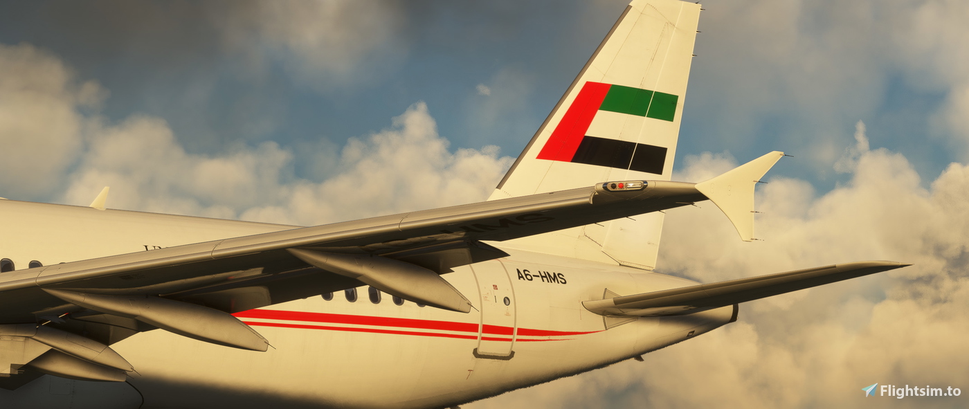 Fenix Airbus A320 A6-HMS PAB Airwing for Microsoft Flight Simulator | MSFS