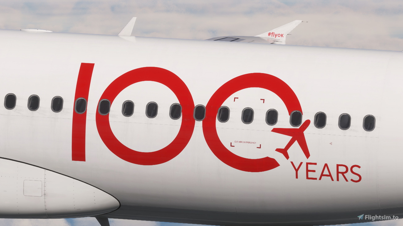 Fenix Airbus A320 Czech Airlines 100 Years Sticker | Custom Cabin | 4K ...