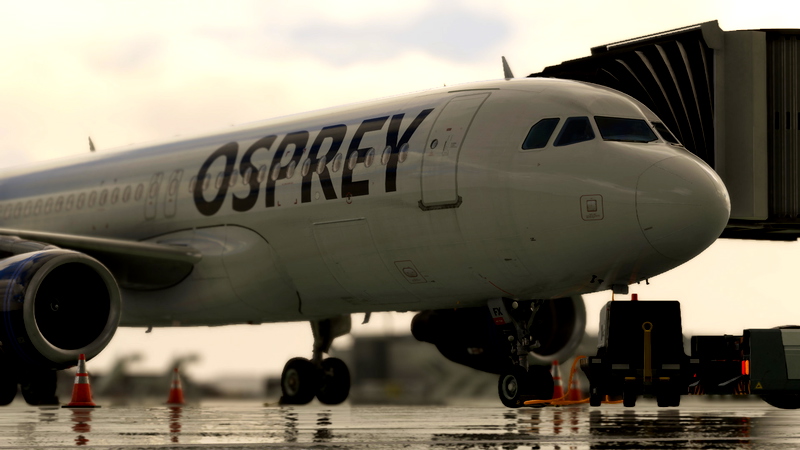 Fenix Airbus A320 Osprey Airways | Cabin | 4K for Microsoft Flight Simulator | MSFS