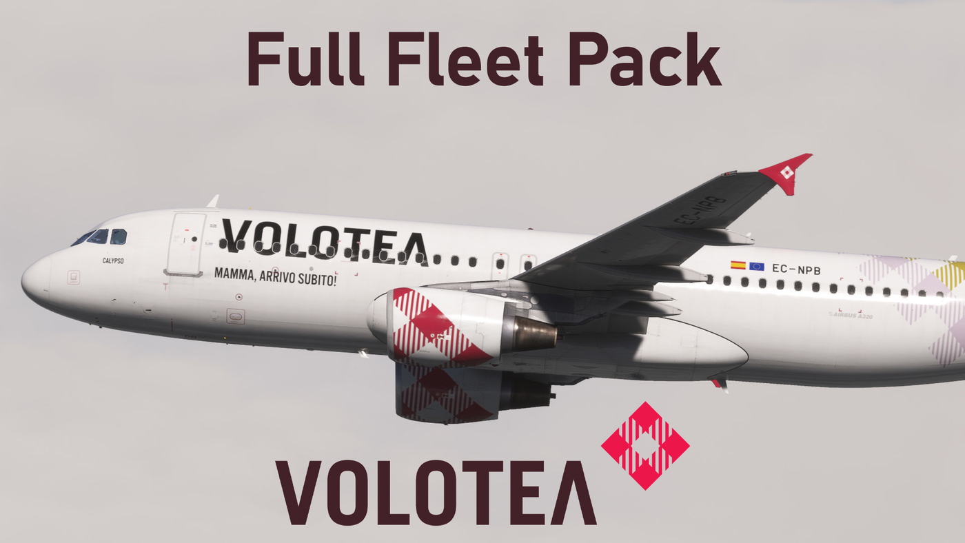 Fenix Airbus A320 Volotea Full Fleet Pack for Microsoft Flight ...