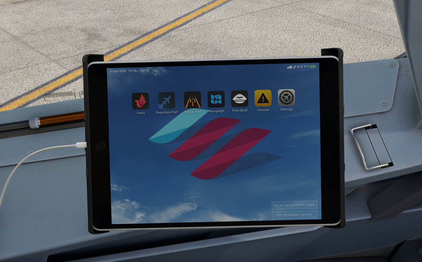 Fenix Eurowings Original 2023/24 EFB Background for Microsoft Flight ...