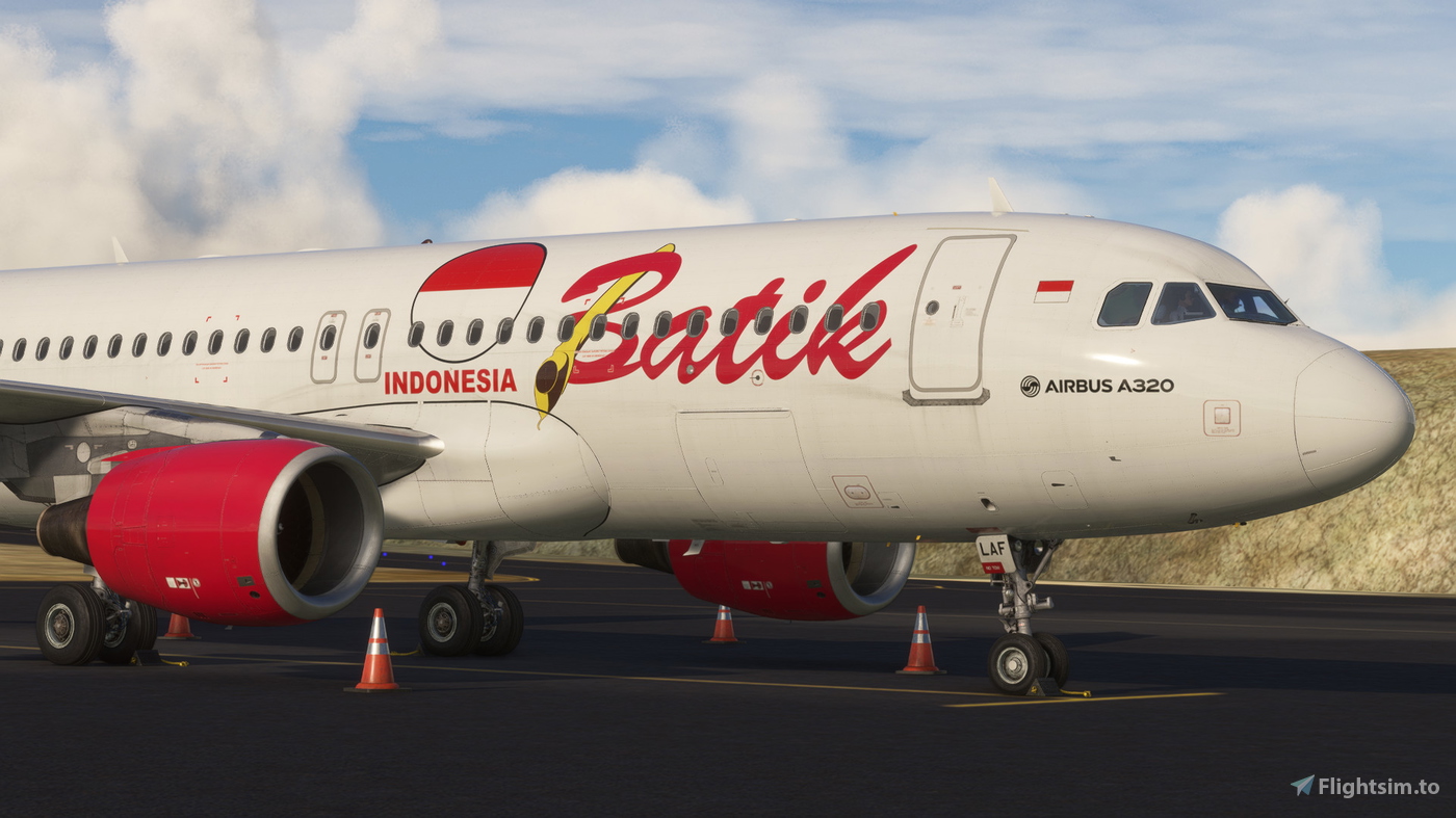 Fenix Simulation A320 V2B2 - Batik Air PK-LAF (8K) for Microsoft Flight ...