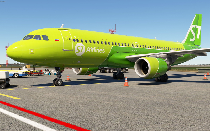 Fenix Simulation A320 S7-Siberia Airlines RA-73418 [8K] w/Cabin for ...
