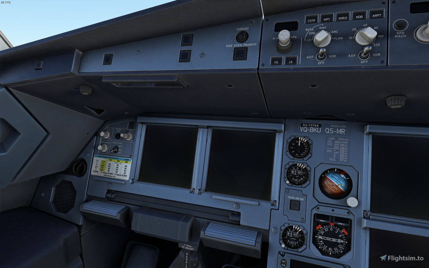 Fenix Simulation A320 Aeroflot PACK: RA-73176, RA-73739, RA-73744 [8K] w/Cabin for Microsoft ...