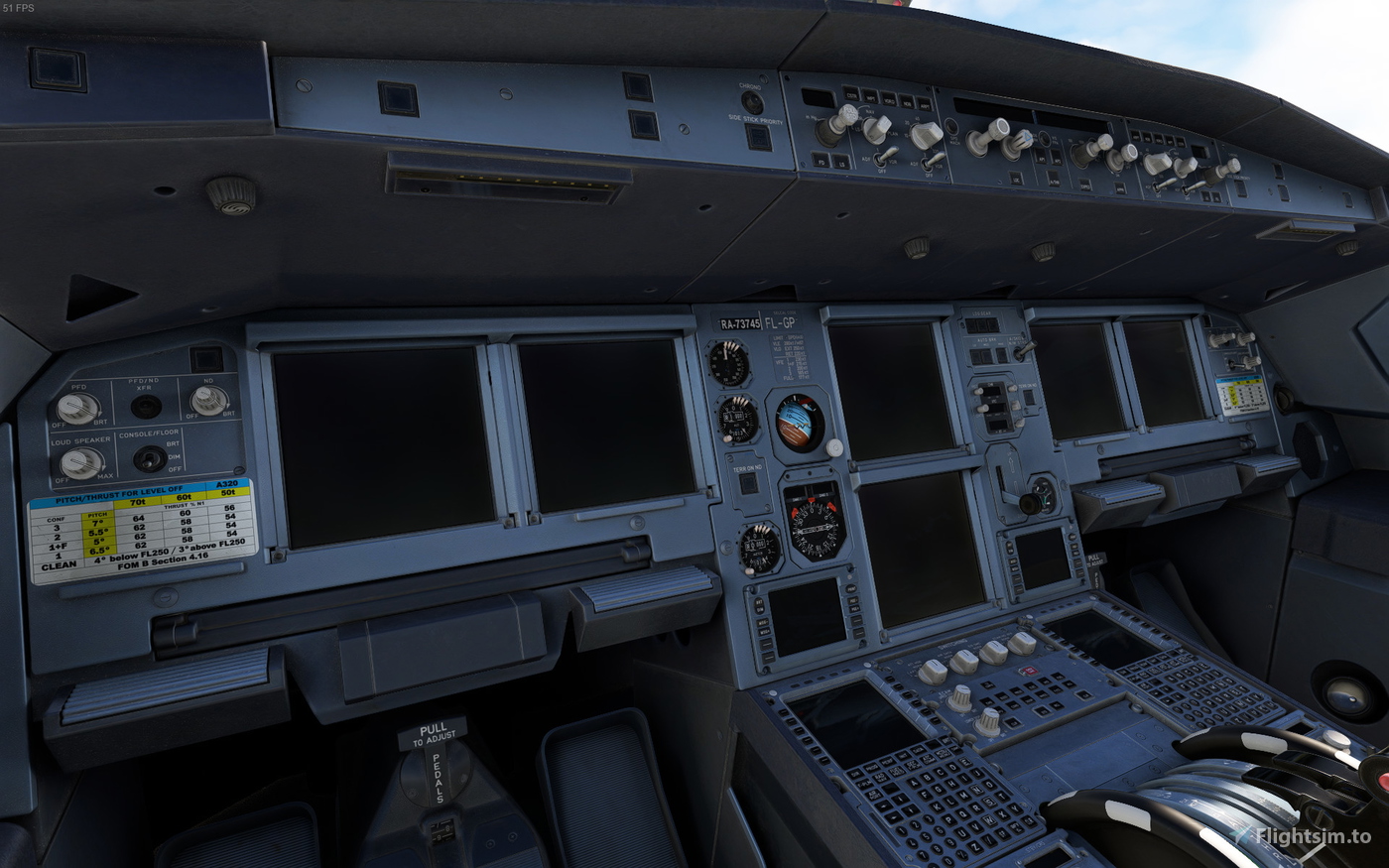 Fenix Simulation A320 Aeroflot PACK: RA-73740, RA-73743, RA-73745 [8K] w/Cabin for Microsoft ...