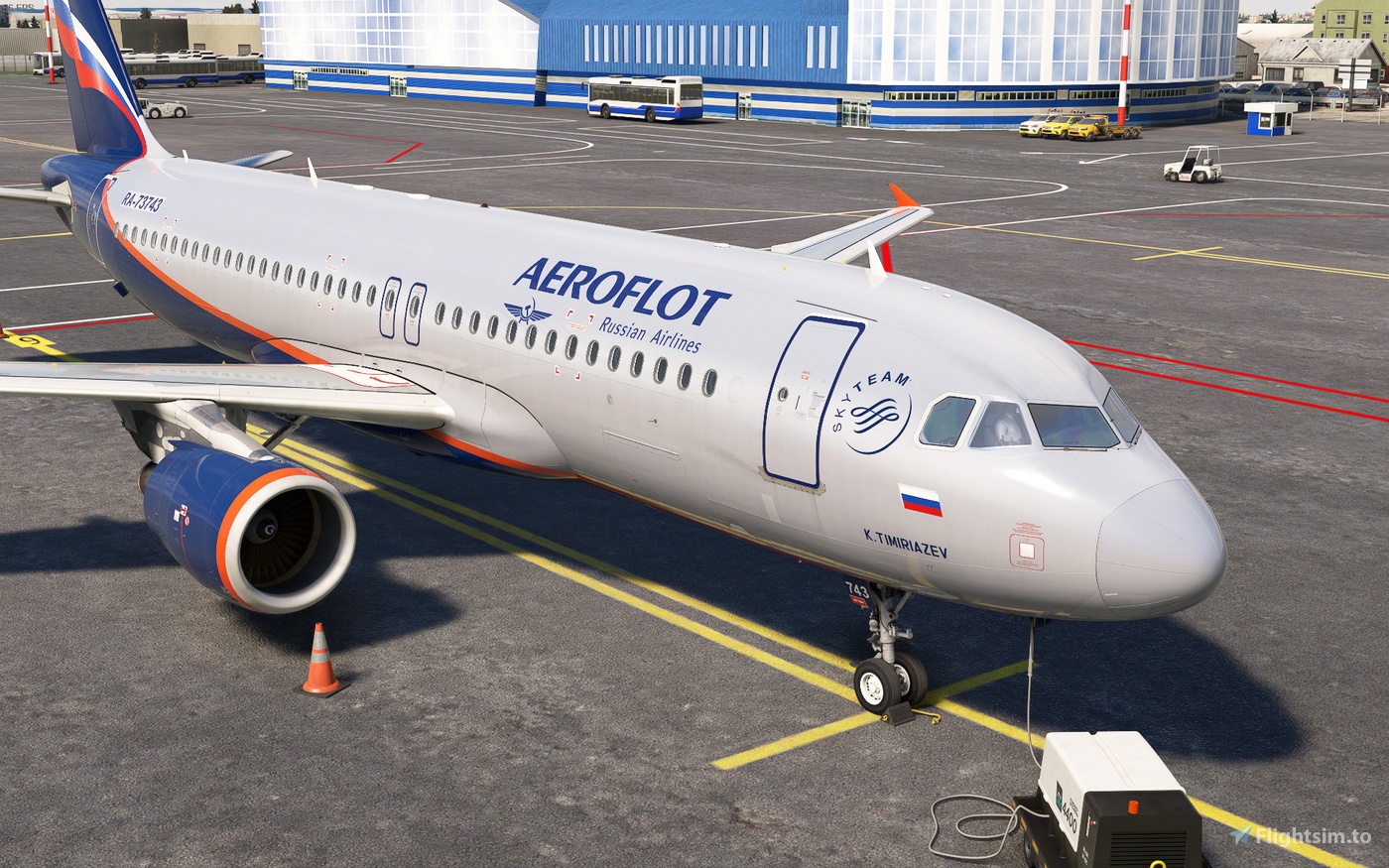 Fenix Simulation A320 Aeroflot PACK: RA-73740, RA-73743, RA-73745 [8K ...