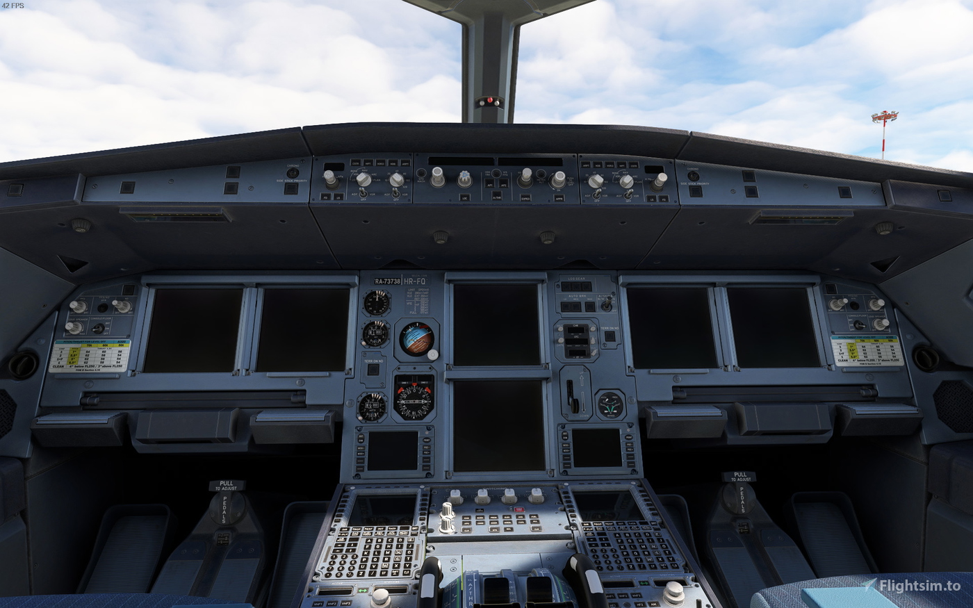 Fenix Simulation A320 Aeroflot RA-73738 [8K] w/Cabin for Microsoft Flight Simulator | MSFS