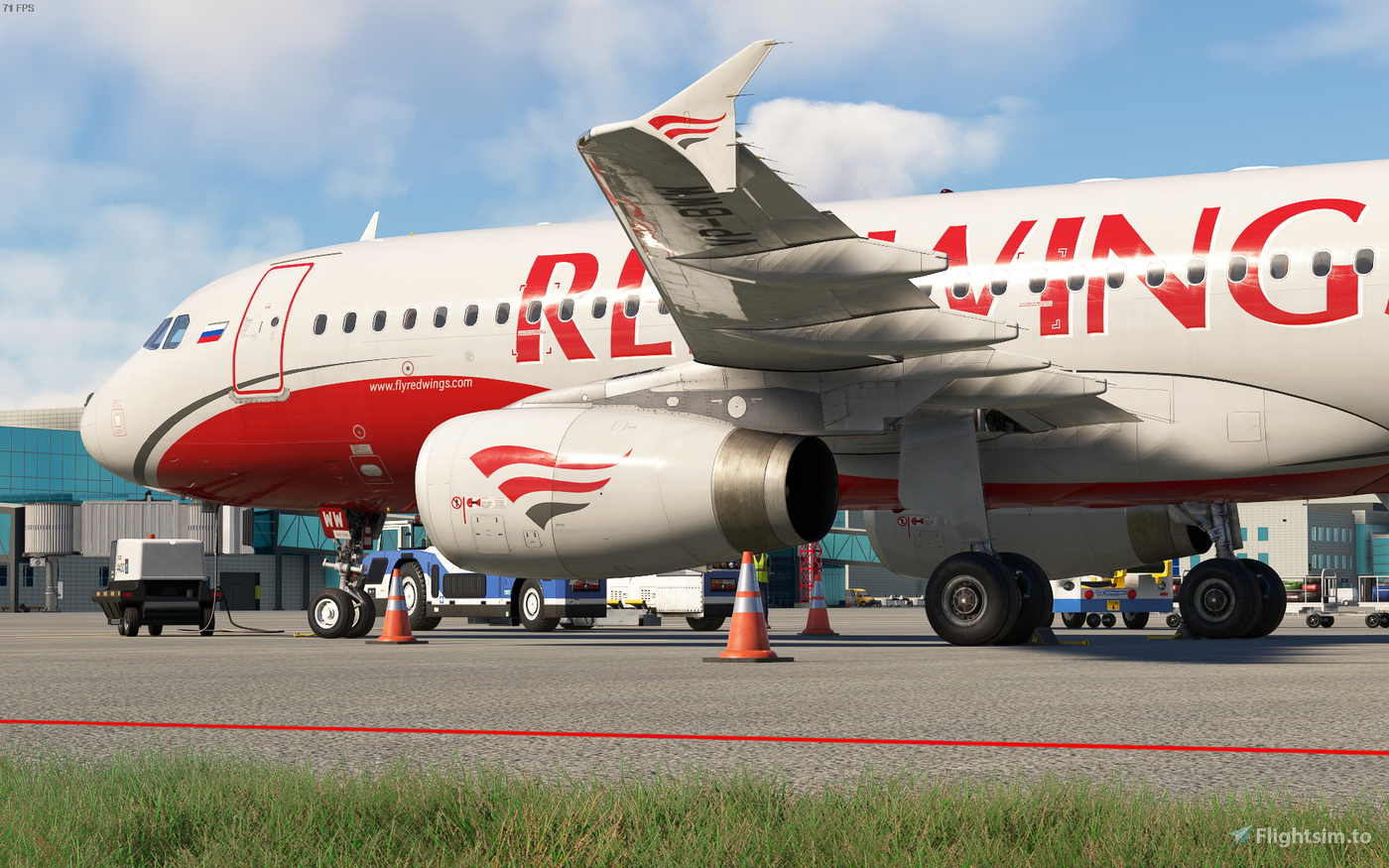 Fenix Simulation A320 Red Wings VP-BWW [8K] w/Cabin for Microsoft ...