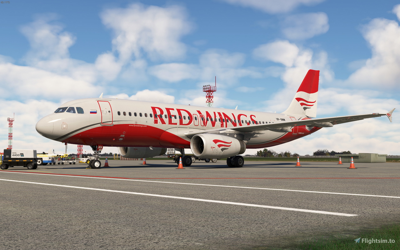 Fenix Simulation A320 Red Wings VP-BWW [8K] w/Cabin for Microsoft ...