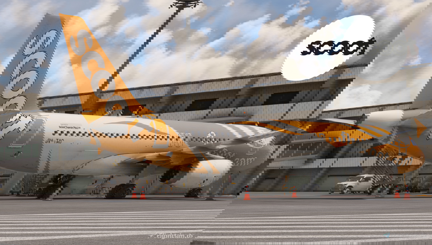 Fenix Simulations A320 - Scoot (Standard) | 9V-TAO for Microsoft Flight ...