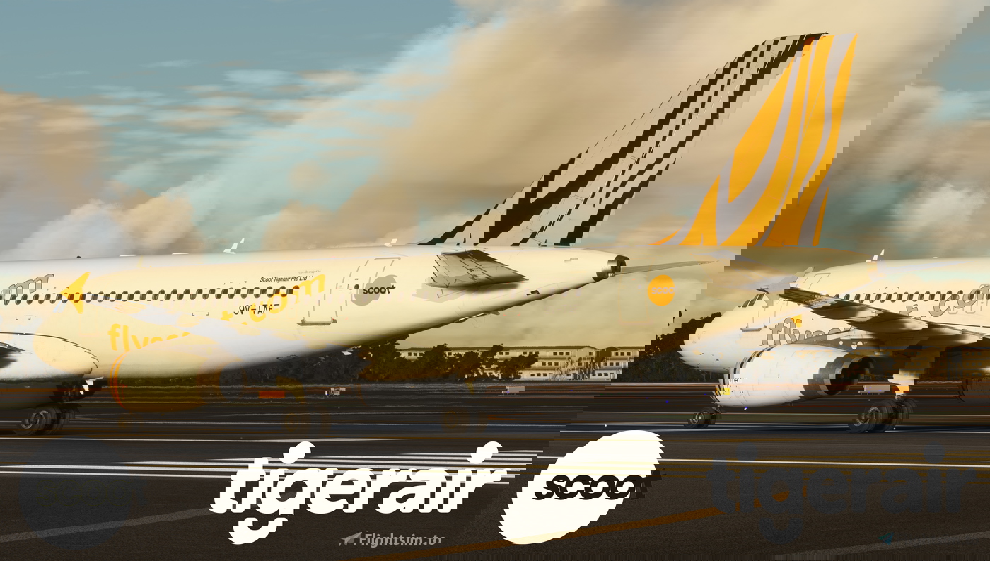 Fenix Simulations A320 - Scoot/Tigerair (Interim Merger Livery) | 9V ...