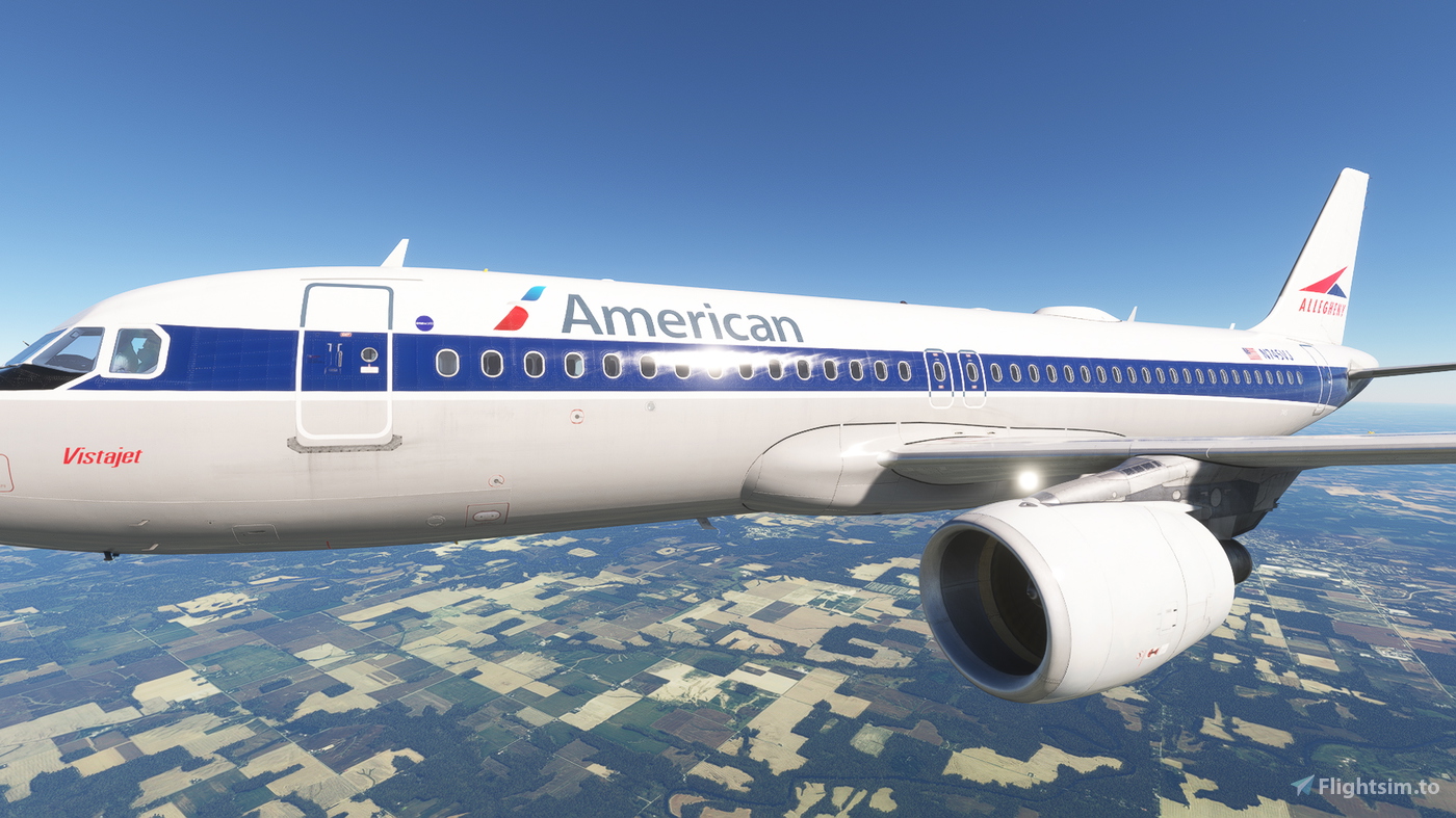 Fenix v2 A320 /w cabin American Airlines - Allegheny Heritage - N745VJ ...