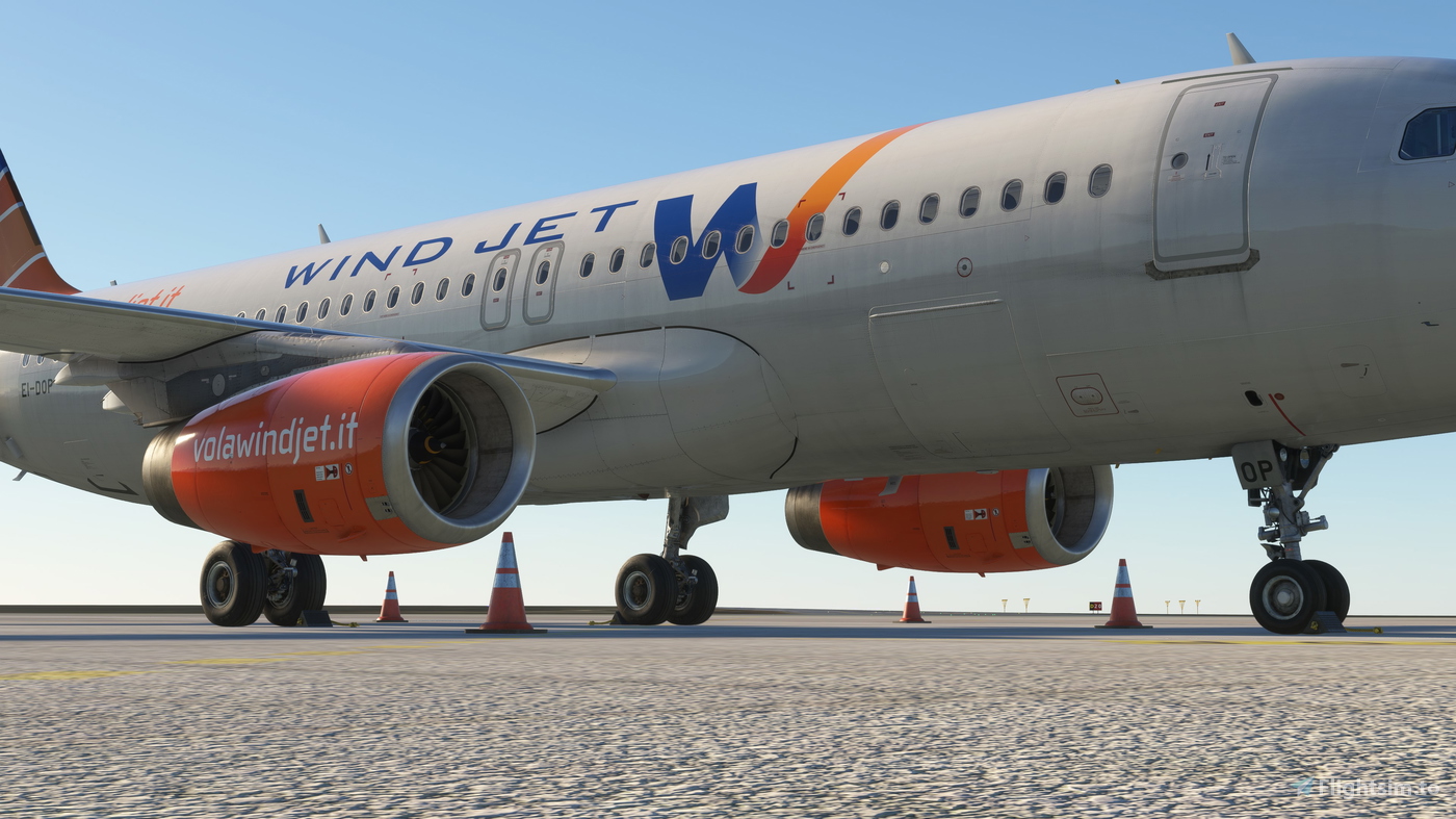 Fenix A320 Windjet Pack CFM/IAE (EI-DOE/DOP/CUM) for Microsoft Flight Simulator | MSFS