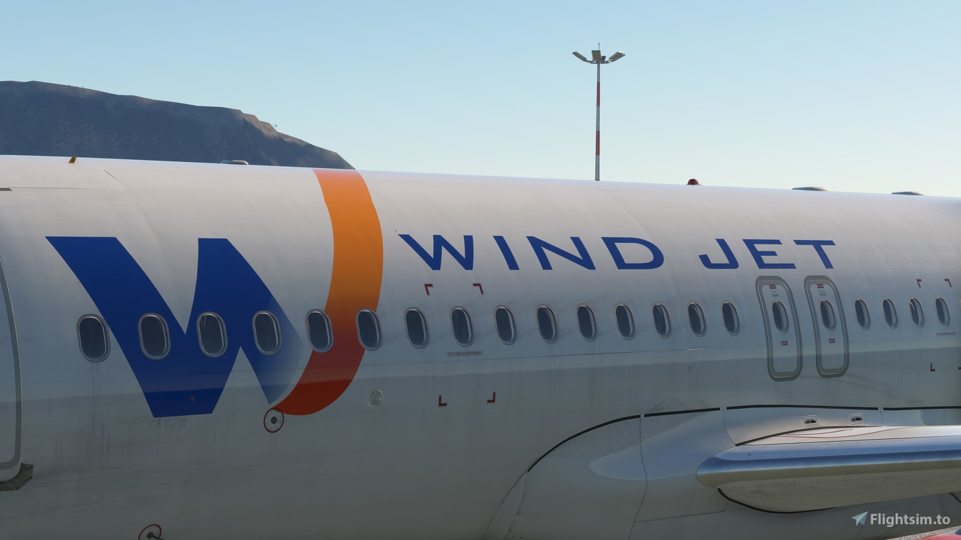 Fenix A320 Windjet Pack CFM/IAE (EI-DOE/DOP/CUM) for Microsoft Flight Simulator | MSFS