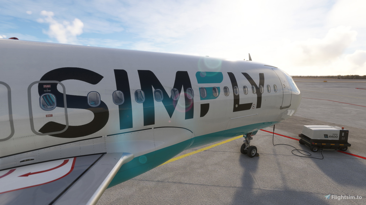 [FENIXV2] SimFly A320-200 IAE livery for Microsoft Flight Simulator | MSFS