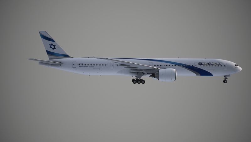 [FICTIONAL] PMDG Boeing 777-300ER EL AL (4X-ECB | Netanya) 8K Livery ...