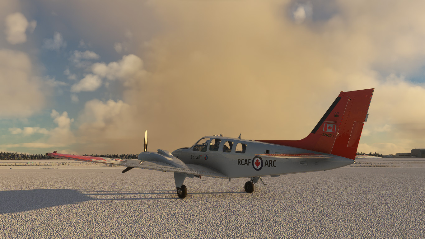 Fictitious livery for Beechcraft G-58 for Microsoft Flight Simulator | MSFS