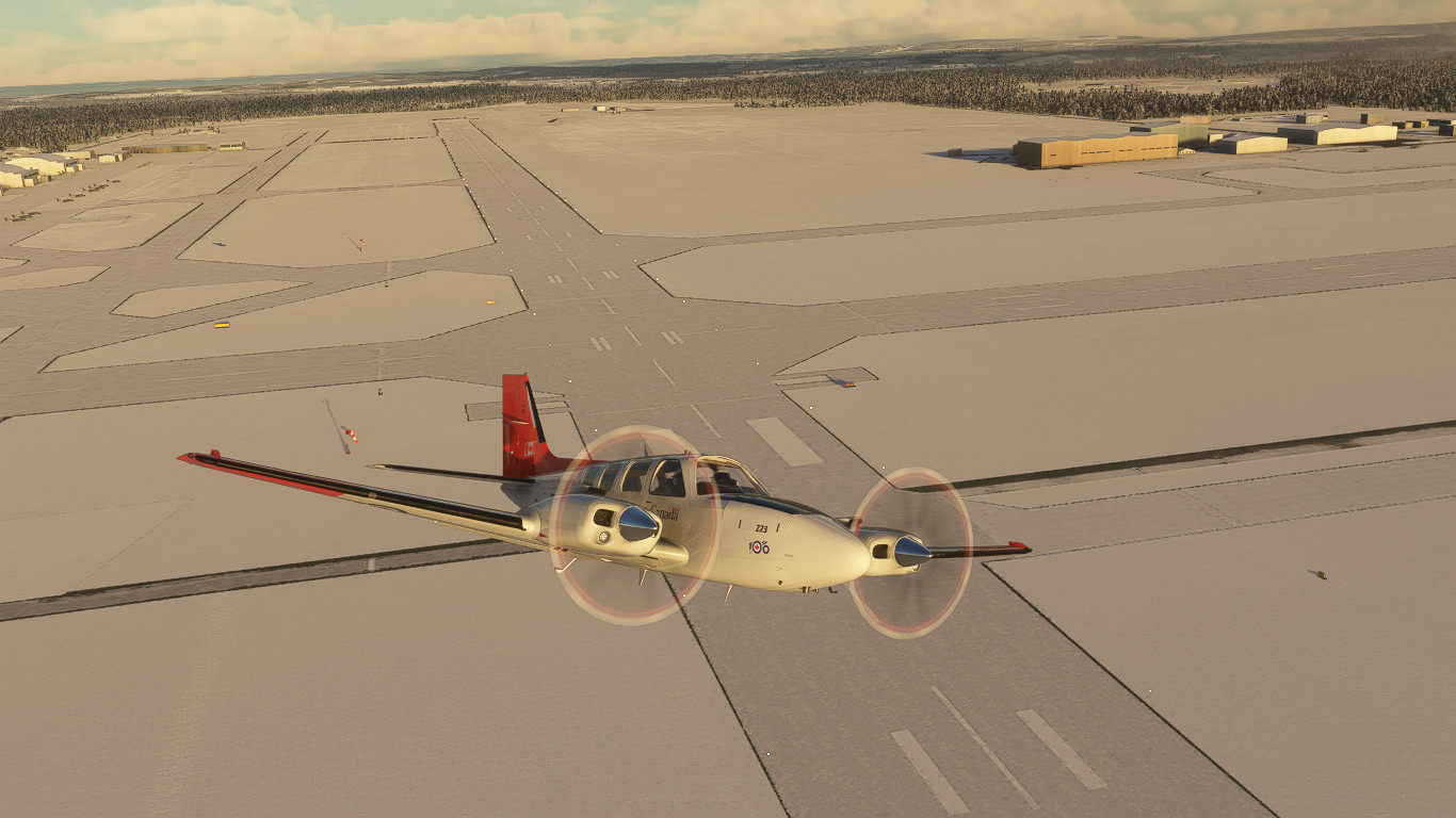 Fictitious livery for Beechcraft G-58 for Microsoft Flight Simulator | MSFS