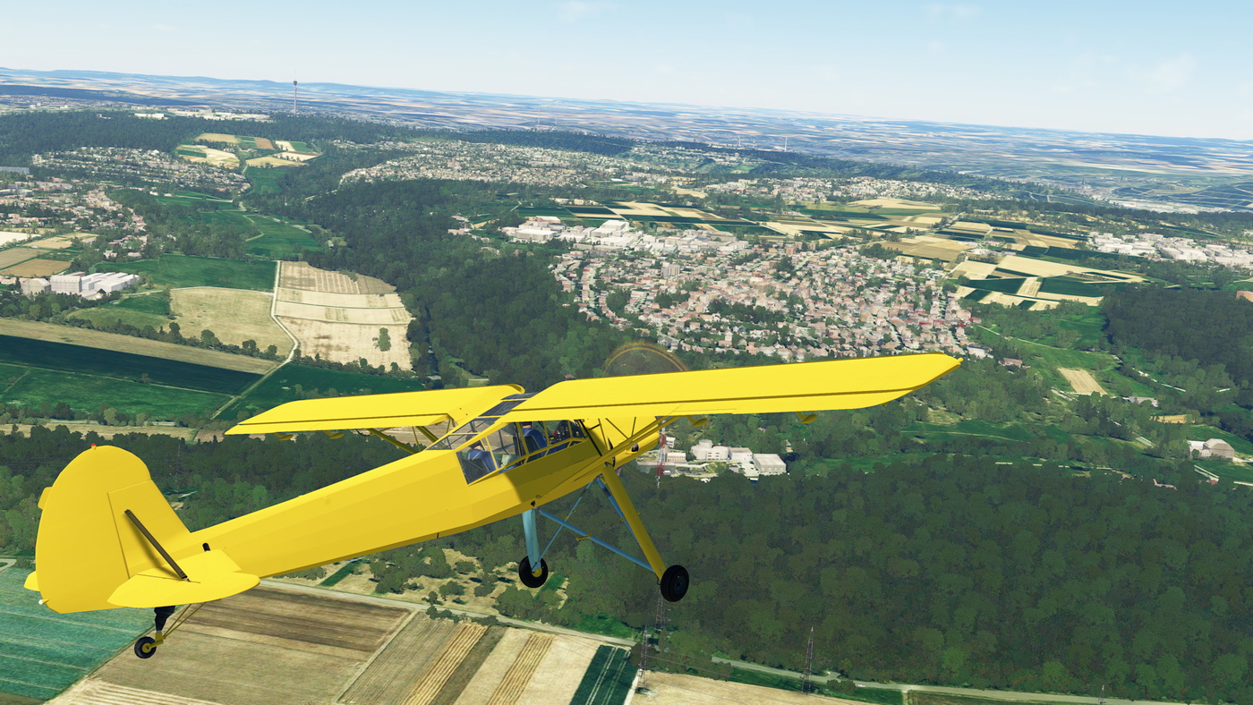 Fieseler Storch Fi-156 Civilian Yellow for Microsoft Flight Simulator ...
