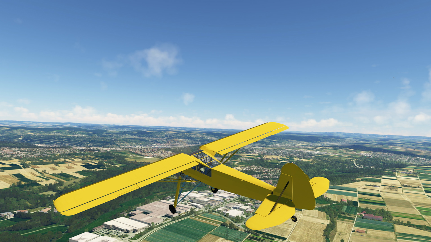 Fieseler Storch Fi-156 Civilian Yellow for Microsoft Flight Simulator ...