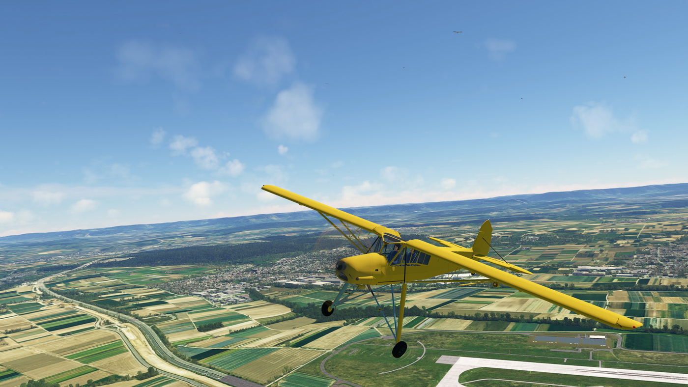 Fieseler Storch Fi-156 Civilian Yellow for Microsoft Flight Simulator ...