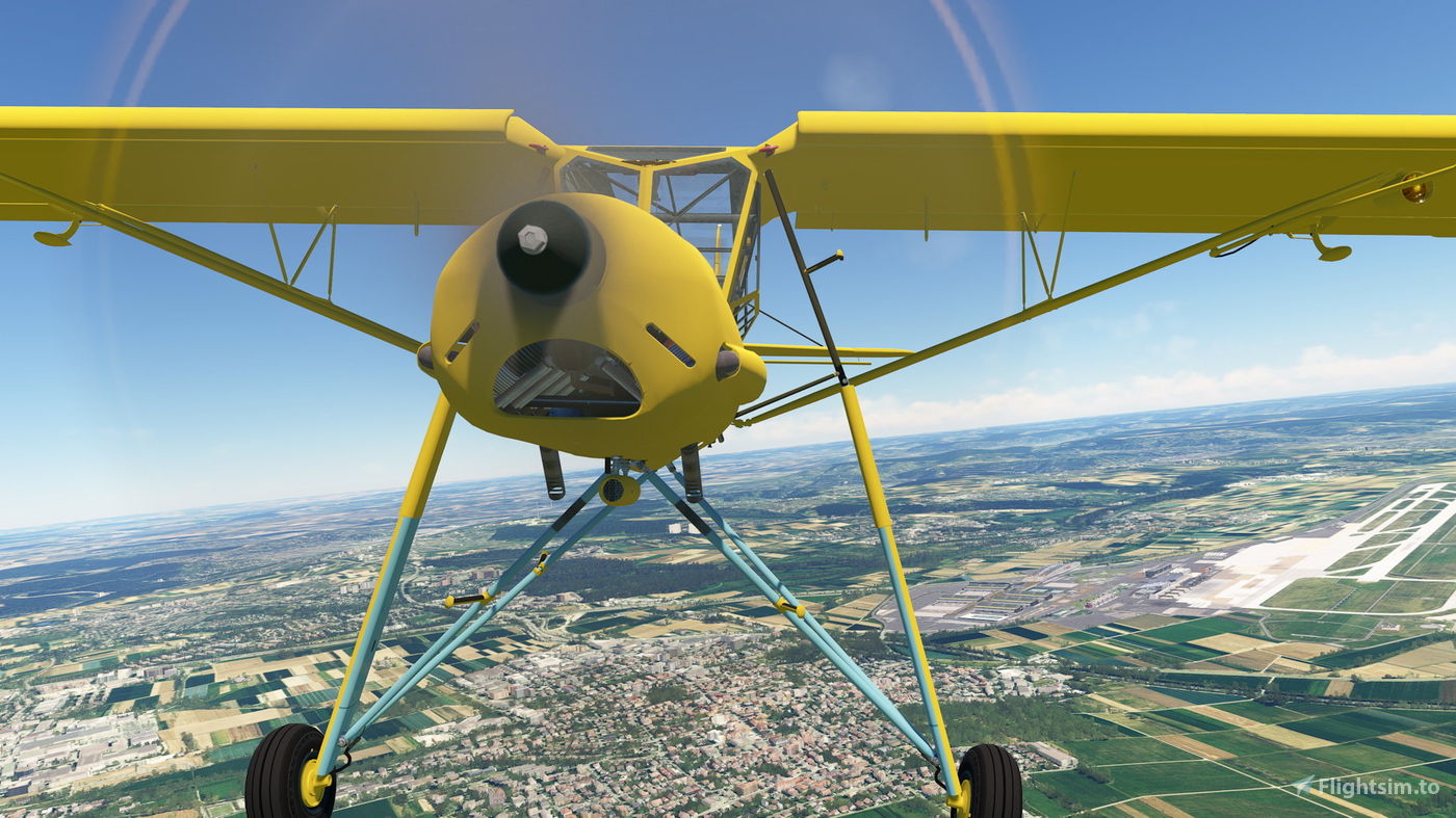 Fieseler Storch Fi-156 Civilian Yellow for Microsoft Flight Simulator ...