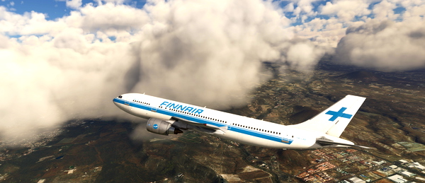 SAS Scandinavian Airlines System A300-600R OY-KAA circa 1981 for Microsoft Flight Simulator | MSFS