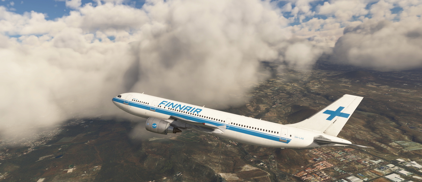 Finnair A300-600R OH-LAB circa 1992 para Microsoft Flight Simulator | MSFS
