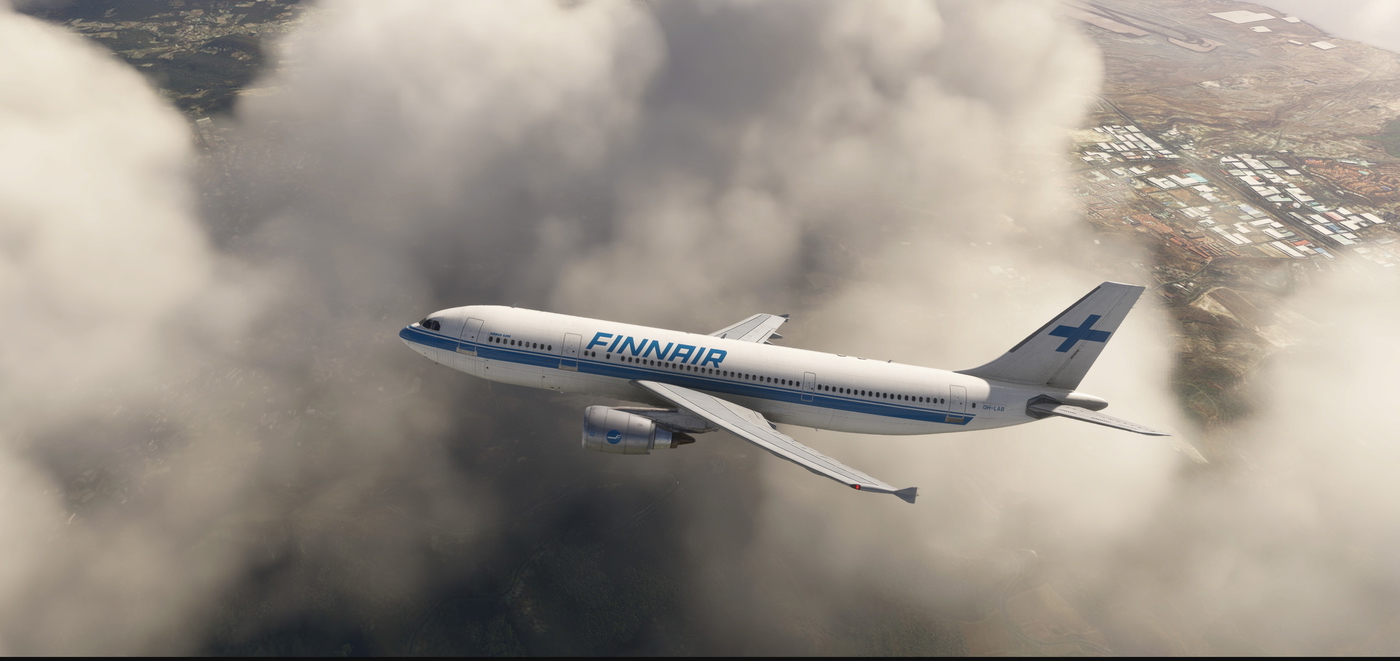 Finnair A300-600R OH-LAB circa 1992 para Microsoft Flight Simulator | MSFS