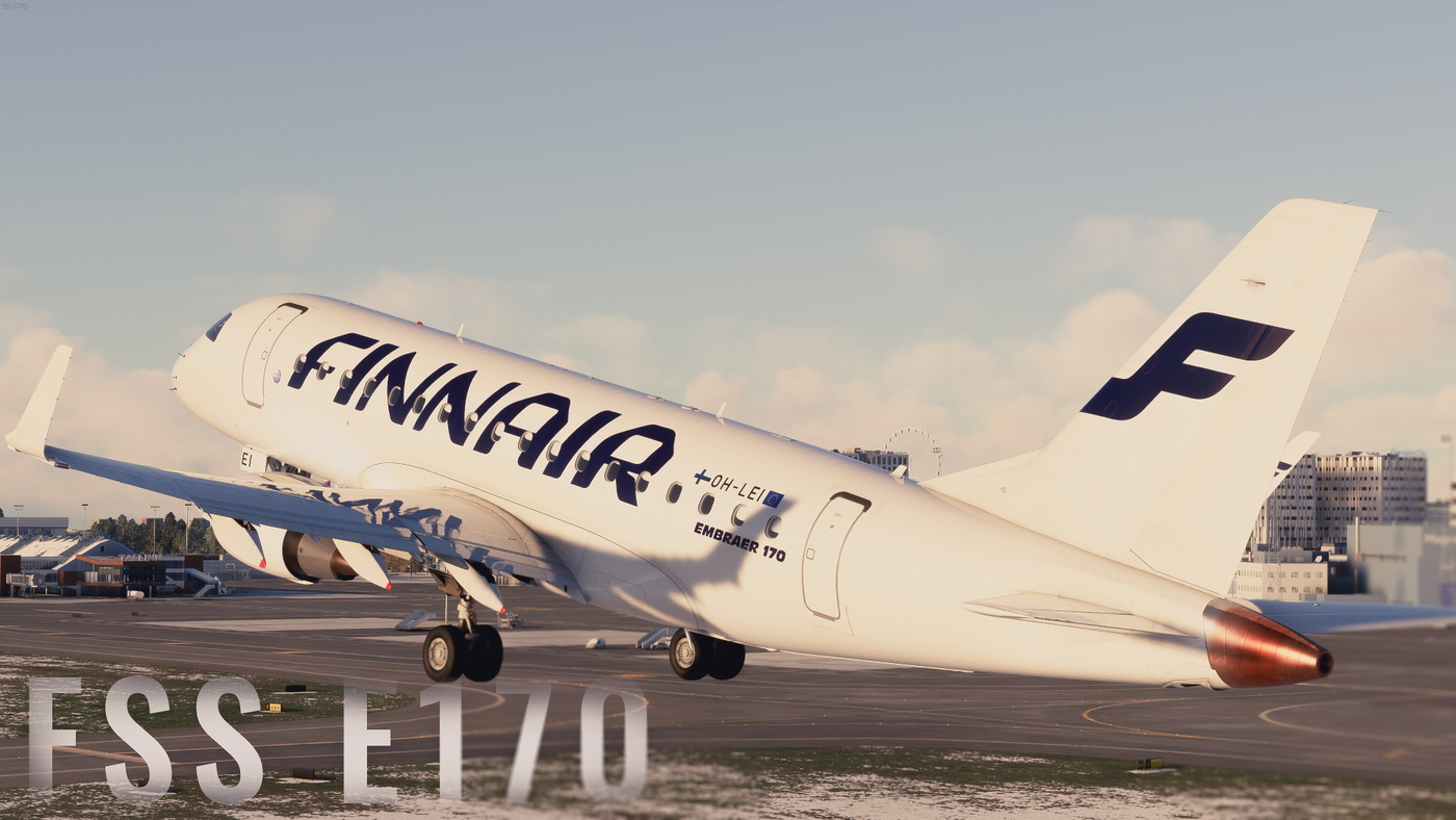 Finnair Embraer E170 OH-LEI - FlightSim Studio voor Microsoft Flight ...
