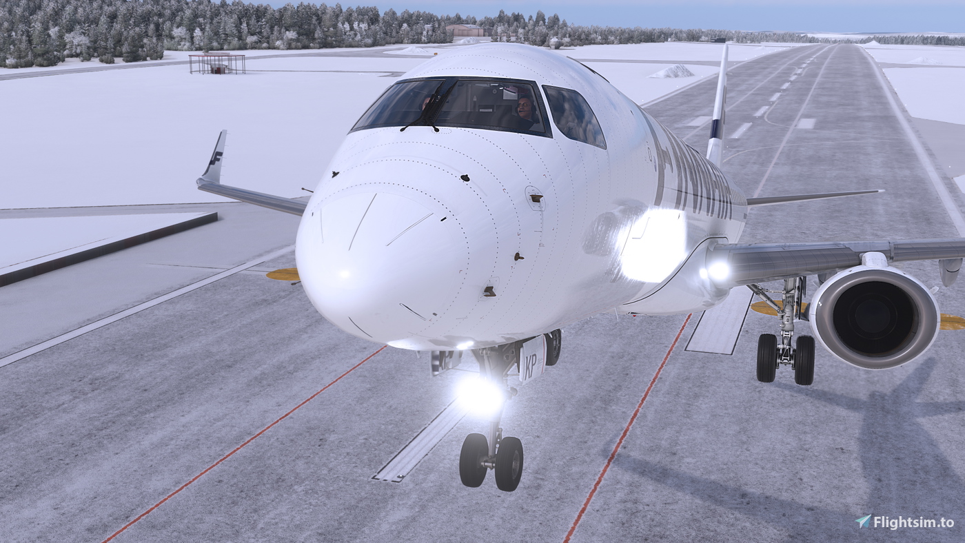 Finnair Embraer E190 OH-LKP- FlightSim Studio 对于 Microsoft Flight ...