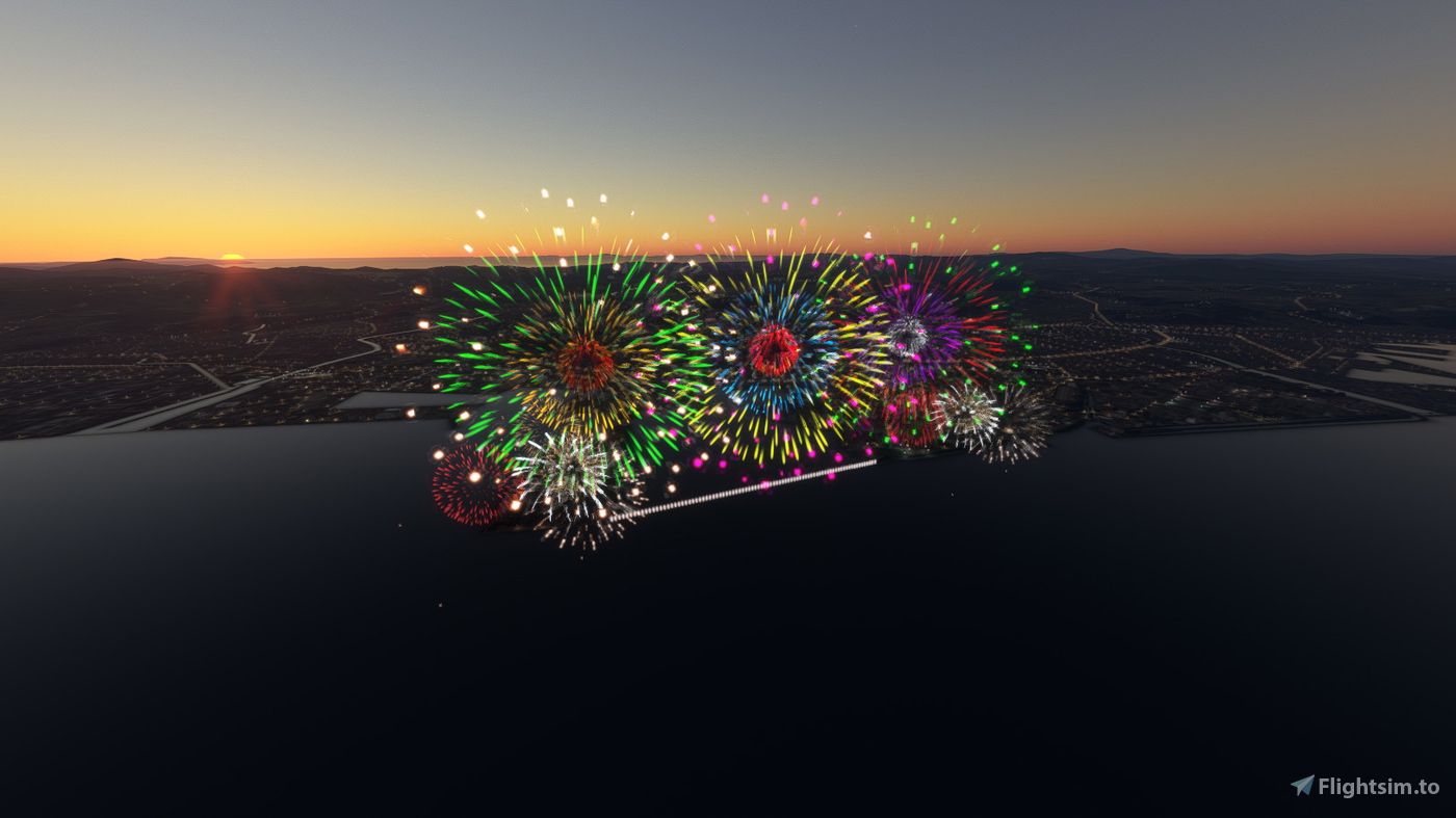 Fireworks Sakurajima for Microsoft Flight Simulator | MSFS