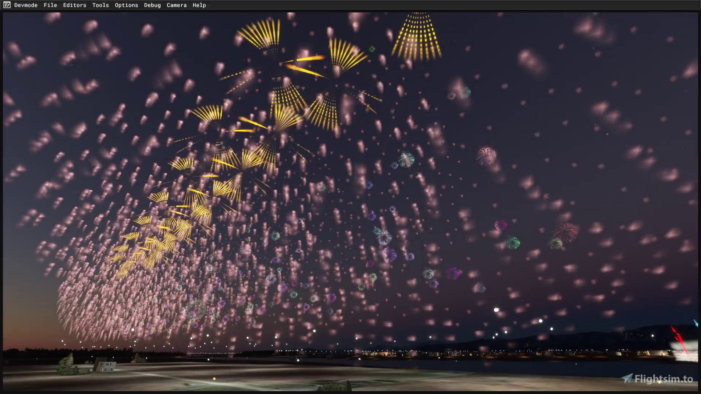 Fireworks NAGAOKA JPN for Microsoft Flight Simulator | MSFS